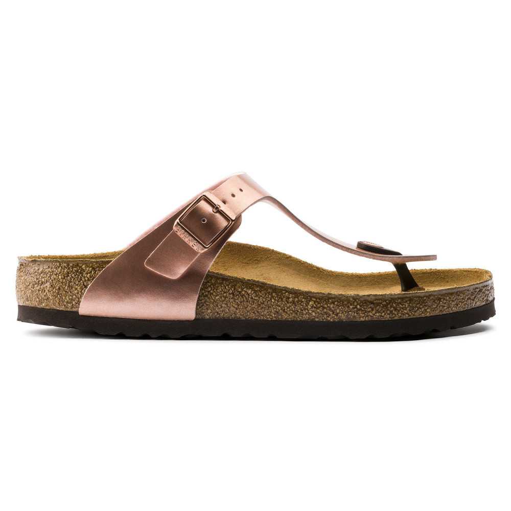 BIRKENSTOCK Gizeh Bf Soft Metallic Rose Gold - Suffern