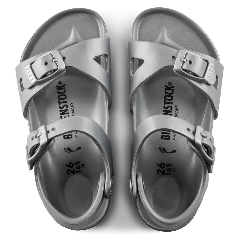 BIRKENSTOCK Rio Eva Metallic Silver - Sandales - Suffern