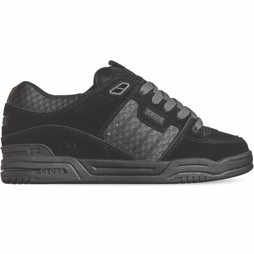 GLOBE Fusion Black/black - Skate Shoes Unisexe - Suffern