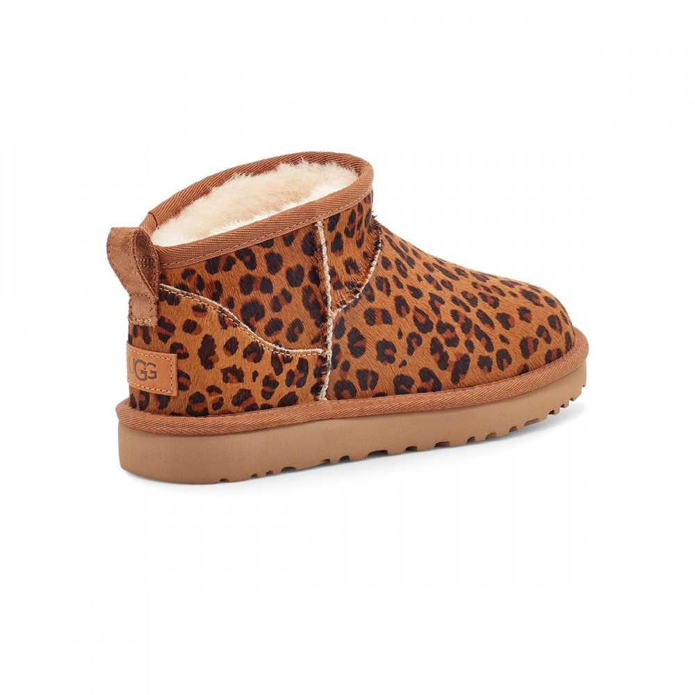 UGG W Classic Ultra Mini Leopard Nat - Suffern
