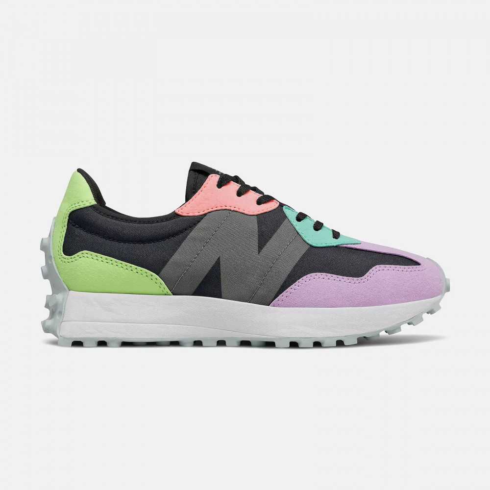 NEW BALANCE Ws327 B Black/dark Violet Glo - Suffern