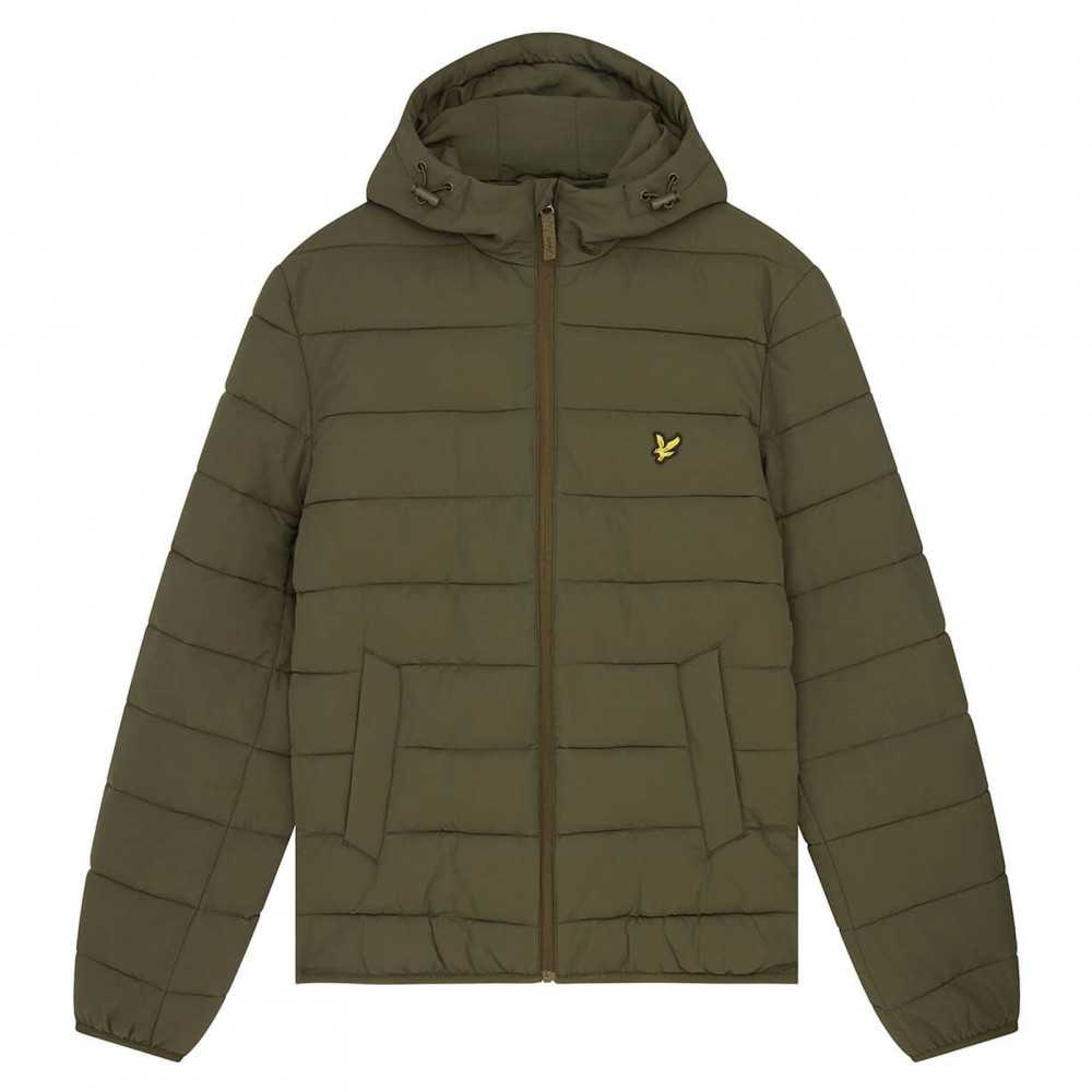 LYLE AND SCOTT Lightweight Puffer Jacket Olive - Suffern