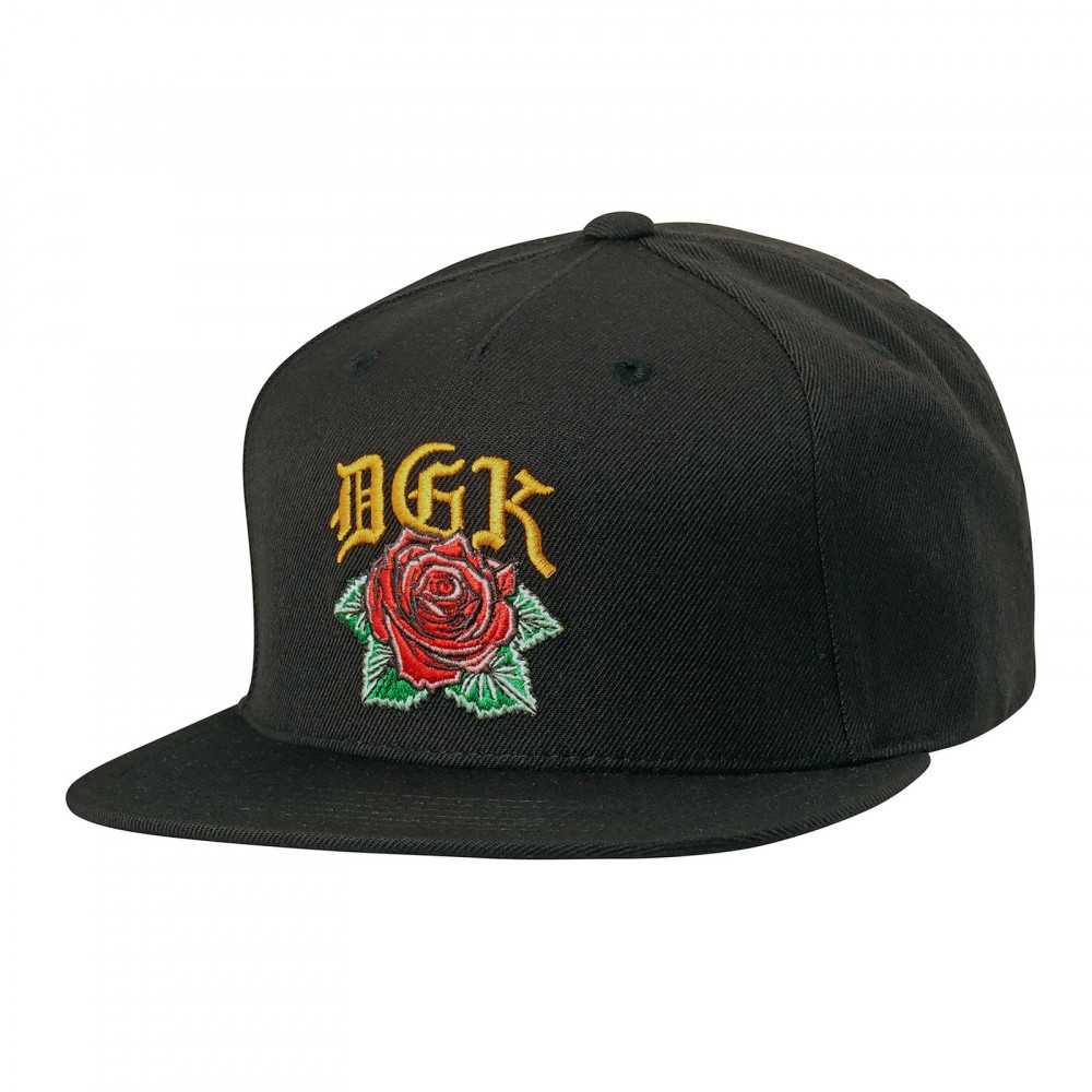 DGK Cap Guadalupe Snapback Black - Casquettes - Suffern