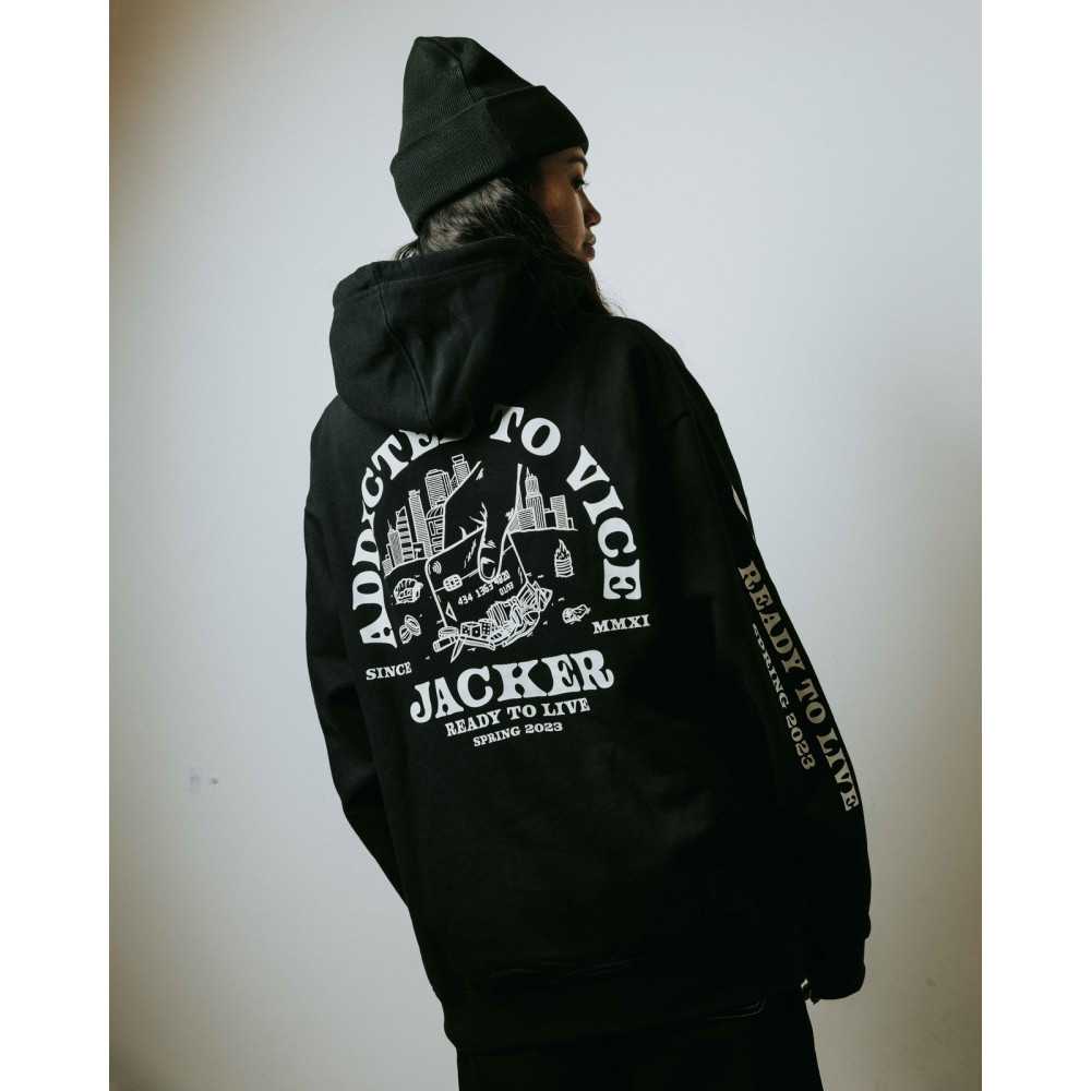 JACKER Addicted Black - Sweatshirts Homme - Suffern